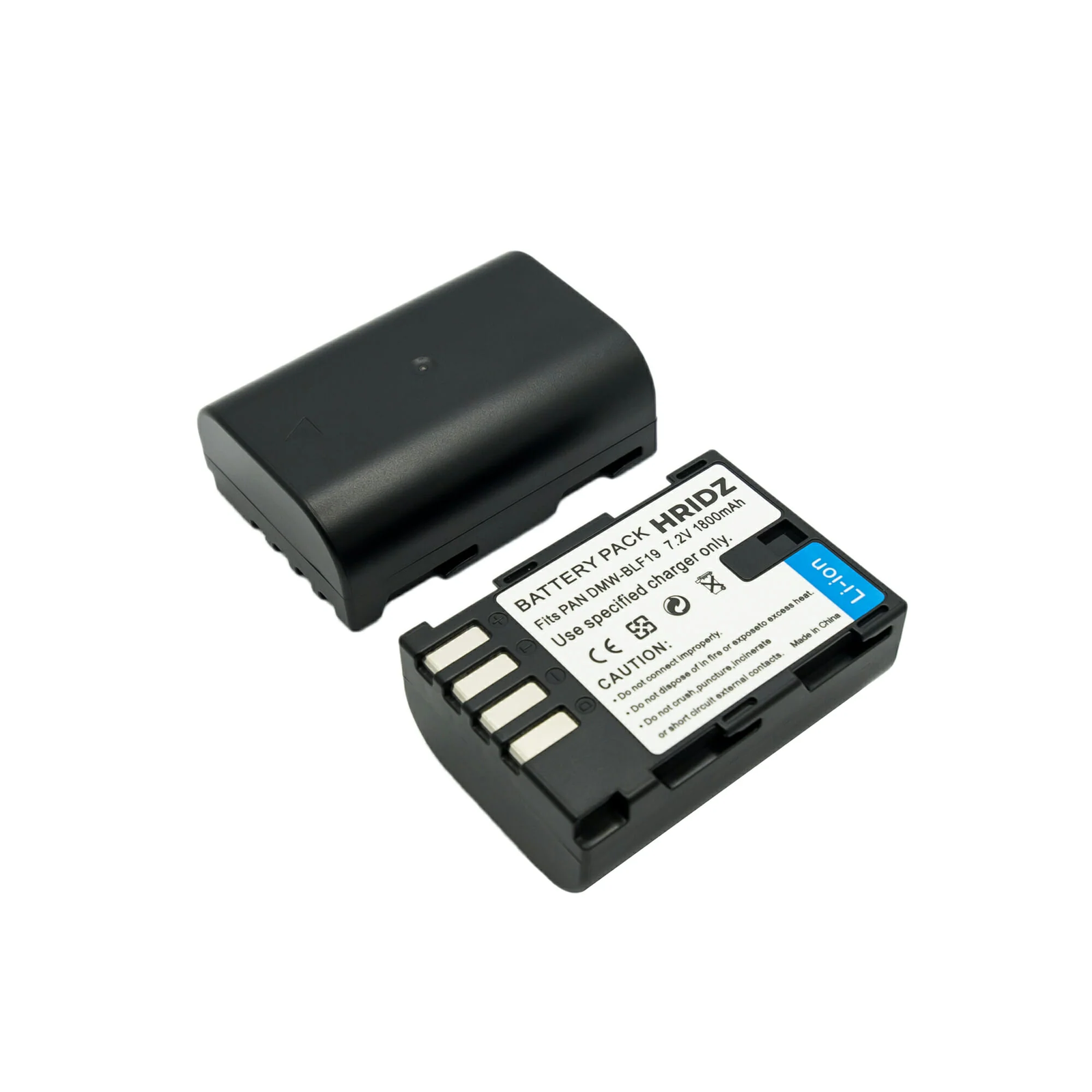 Hridz Battery for Panasonic DMW-BLF19 & Panasonic DMC-GH4, DC-GH5, GH3 ...
