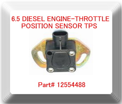 Throttle Position Sensor 12554488 TPS Fits 6.5 GM Diesel Engine OHM ...