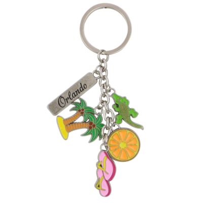 Metal Orlando Florida Key Chain 5 Charms | eBay