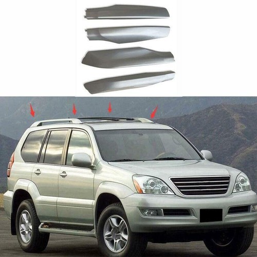 For Toyota Prado LC120/Lexus GX 470 2003-2009 Silver Roof Rack Rail End ...