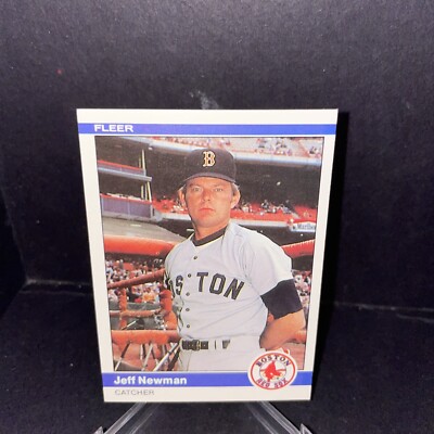 1984 FLEER BASEBALL CARD BOSTON RED SOX #404 JEFF NEWMAN | eBay