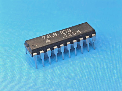 7 x Genuine 74LS273 MATSUSHITA 74273 Flip Flop, Octal, D Type, 20 Pin ...