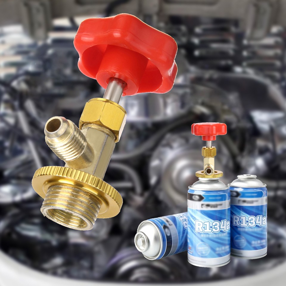 R-134A Can Tap R134A Dispenser Valve AC Refrigeran Bottle Opener Large ...