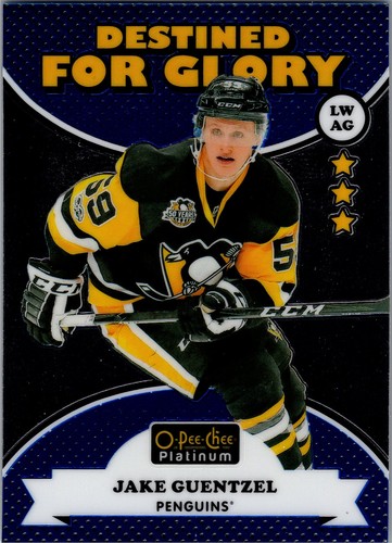 Jake Guentzel 2017-18 O-Pee-Chee Platinum Destined For Glory Card #DG-4 ...