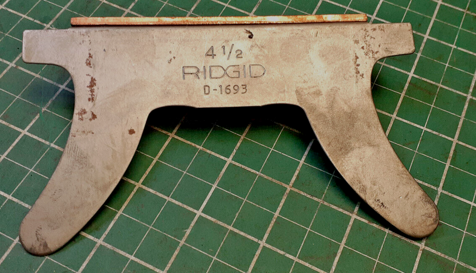 Ridgid Bench Vise Jaw Covers Caps Pair 3" Soft Copper face steel hold ...