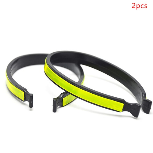 2pcs Reflective Trouser Clips Safety Strips Outdoor Cycling Bicycle ...