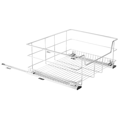 Practa Solutions BASE MOUNT SLIDE OUT BASKET 490mm Holds Up To 10kg ...