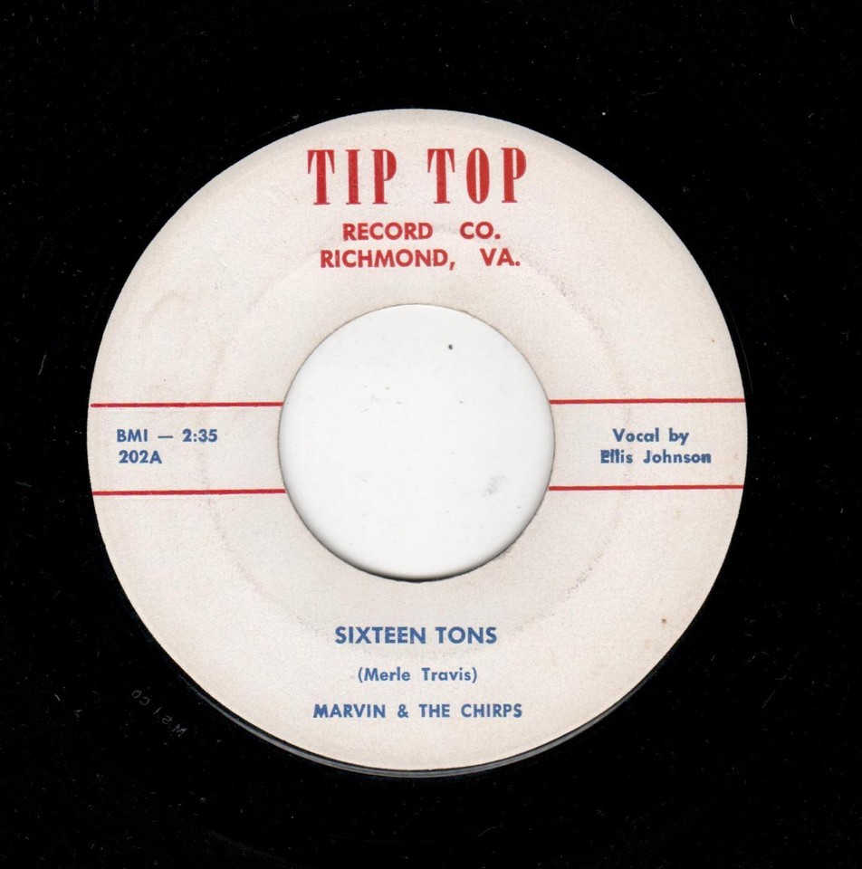 DOOWOP-MARVIN & THE CHIRPS-TIP TOP 202-I'LL MISS YOU THIS CHRISTMAS ...