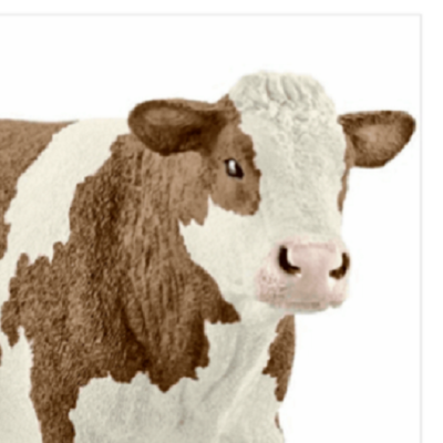 Simmental Cow Toy
