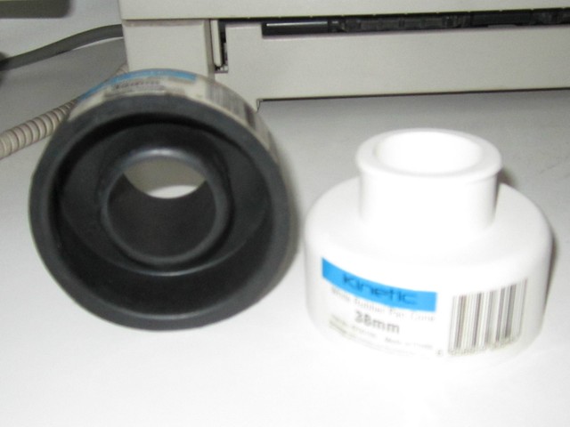 Kinetic 38mm Pan Cone Flexible White Rubber Connect Pipe and Toilet Pan ...