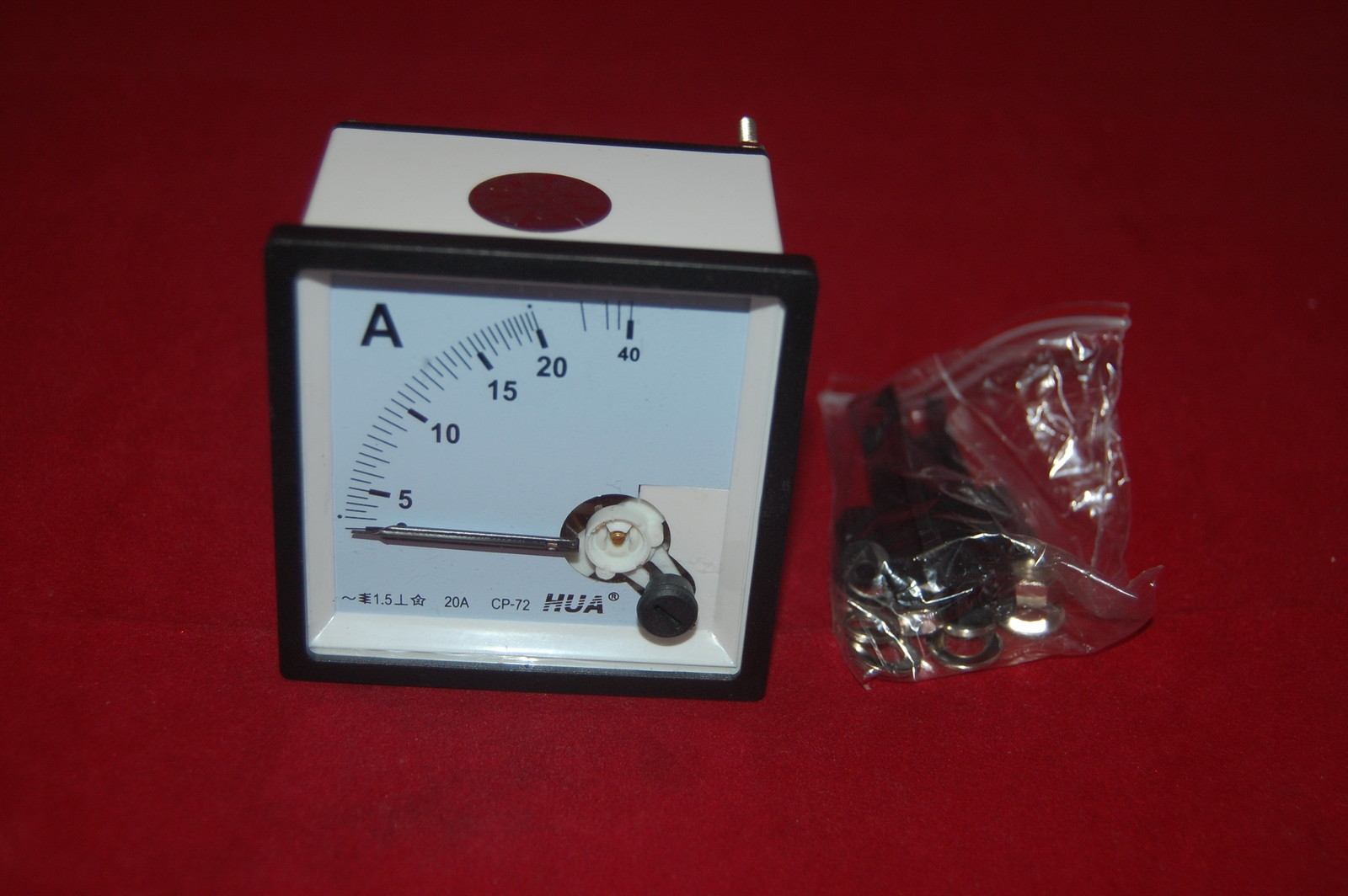 AC 0-20A Analog Ammeter Panel AMP Current Meter 72*72mm directly ...