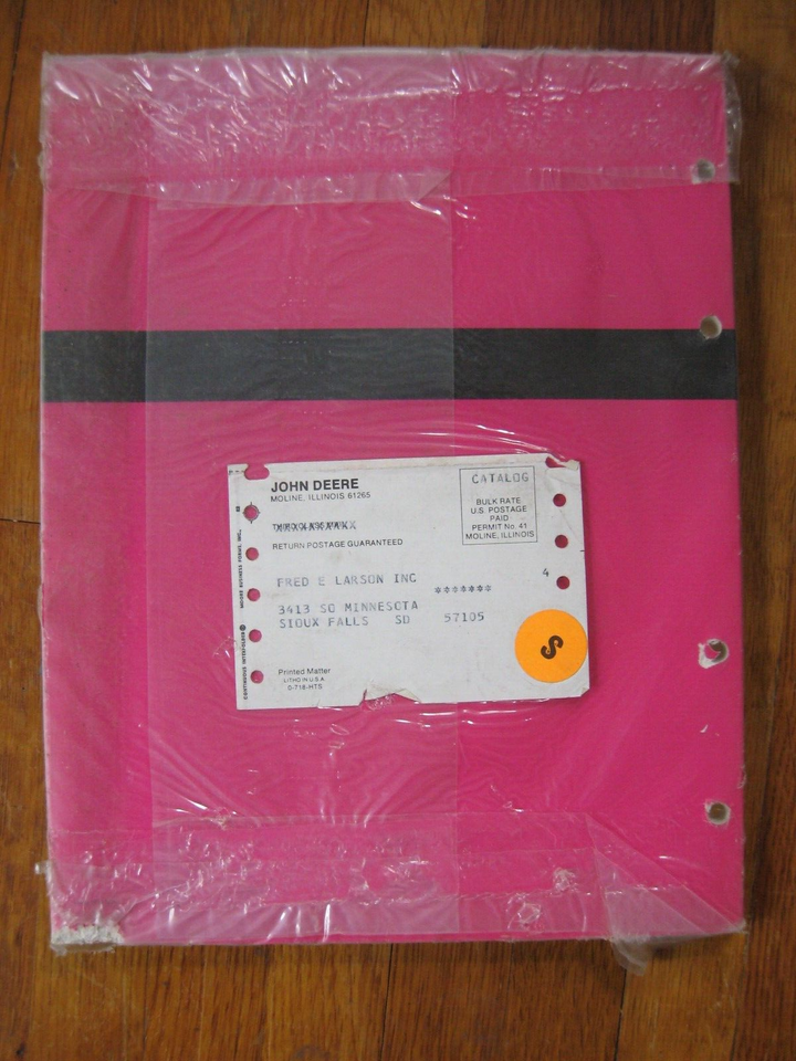 3300 4400 John Deere Combine operators Manual ORIGINAL NEW OLD STOCK J5 ...