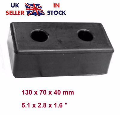 Rectangular Rubber Buffer For Trailer Truck Ramp Jetski Boat Horsebox ...