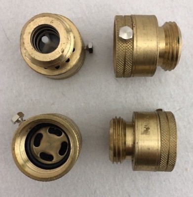 New Set Of 4 Brass Hose Bibb Vacuum Breaker Lot Backflow Preventer Anti ...