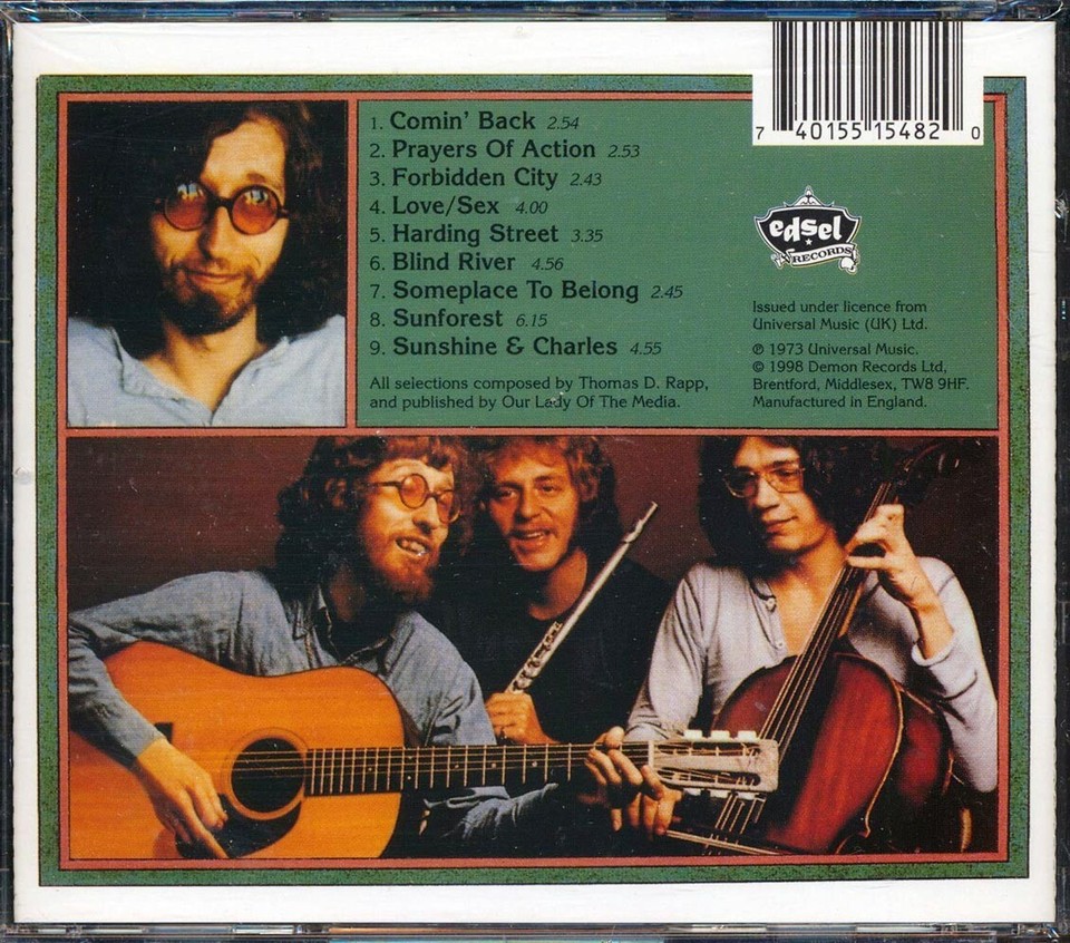 Tom Rapp - Sunforest [1998 Reissue] [New CD] | eBay