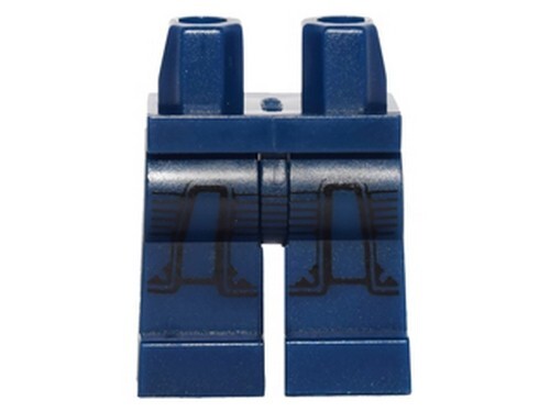 LEGO 970c00pb0488 Hips and Legs with Black Leg Armor Pattern | eBay