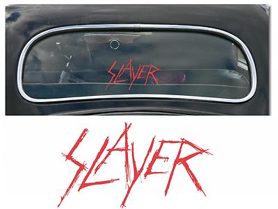 SLAYER 8 INCH VINYL DECAL STICKER AMERICAN THRASH METAL BAND | eBay