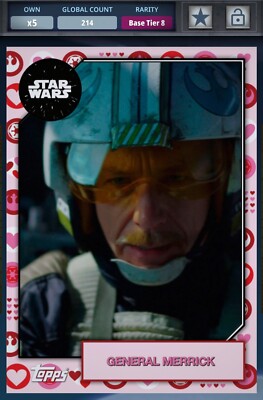 Star Wars Card Trader DIGITAL Valentine's Variant Tier 8 GENERAL ...