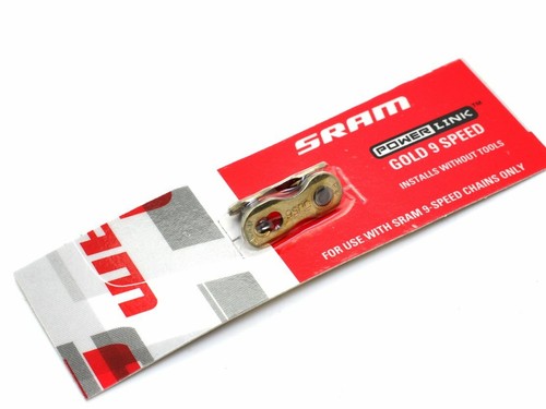 SRAM 9 Speed PowerLink, Chain Quick Link/ Connector, Gold, 1 Link ...