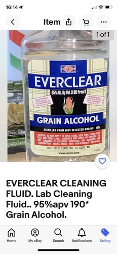 Everclear Alcohol, Spirytus 95%abv Grain Alcohol | eBay