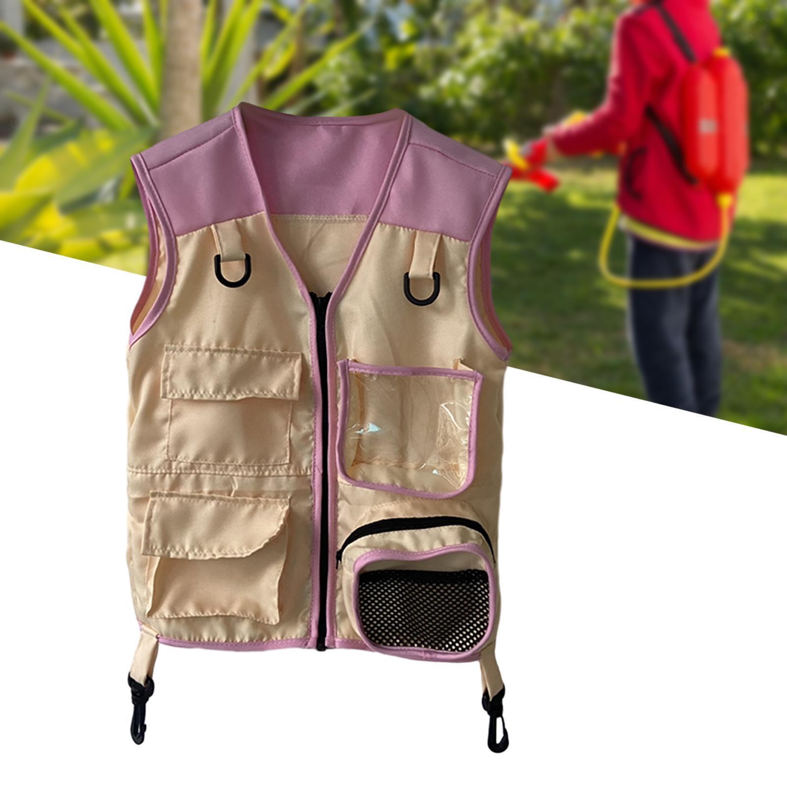 Kids Explorer Vest Portable Kids Camping Gear Dress up Jungle Vest ...