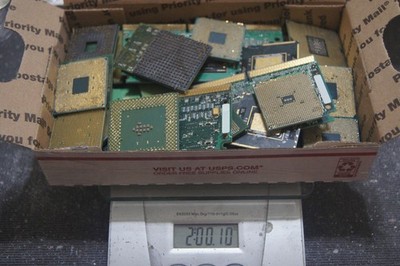2+ lbs LOT OF Scrap PIN + Pinless CPU Ram Memory for gold recovery FAST ...