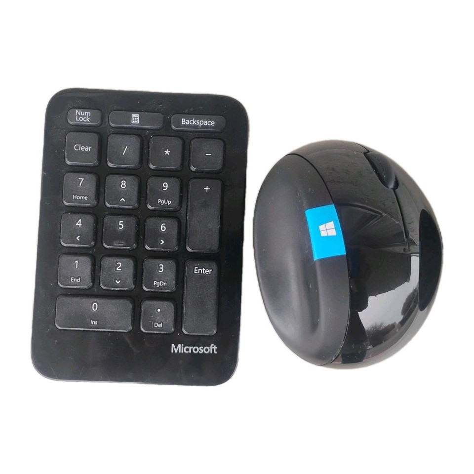 Microsoft Sculpt Mouse/ Number Pad Combo Models 1558 & 1560 - Black ...