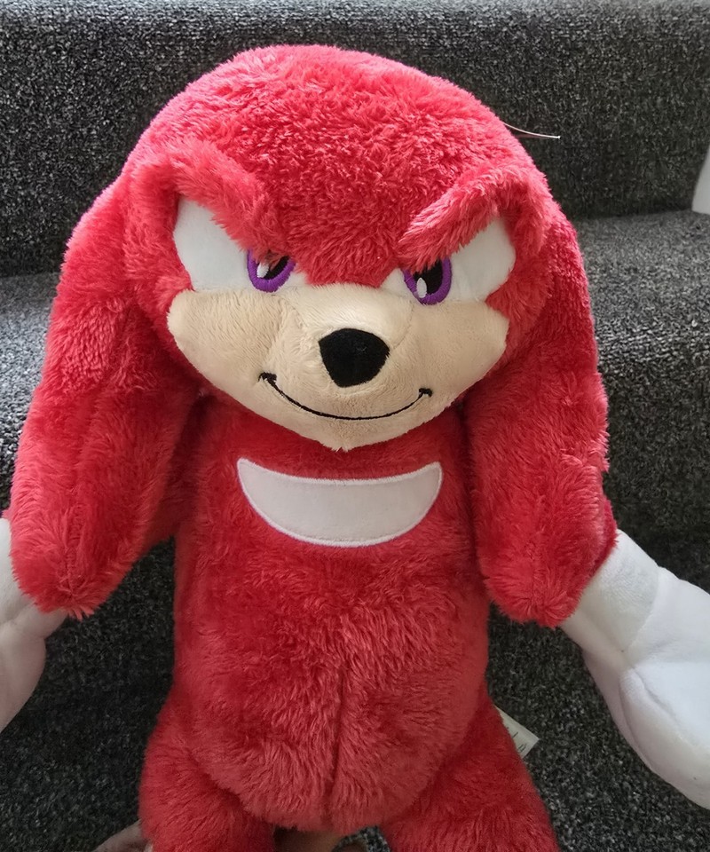 Build A Bear Sonic The Hedgehog 2 Knuckles BNWT & Certificate Included ...
