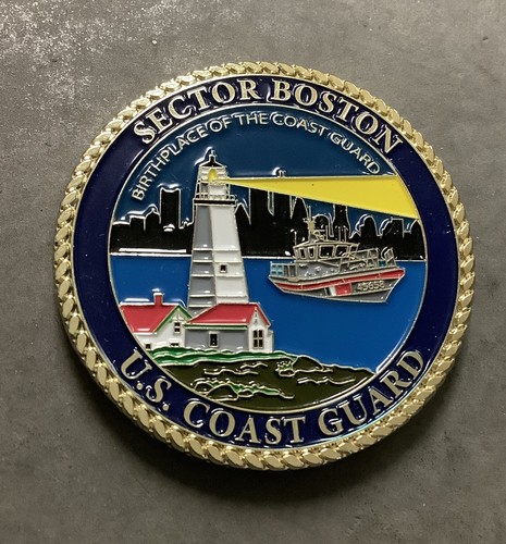 UNITED STATES COAST GUARD SECTOR BOSTON CHALLENGE COIN | eBay