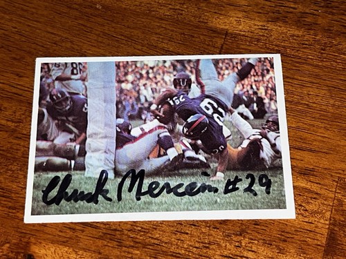 1966 Philadelphia #130 Chuck Mercein ROOKIE CARD Green Bay Packers ...