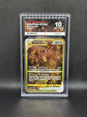Pokemon TCG - Giratina VSTAR GG69/GG70 - Crown Zenith - ACE 10 GEM MINT | eBay UK