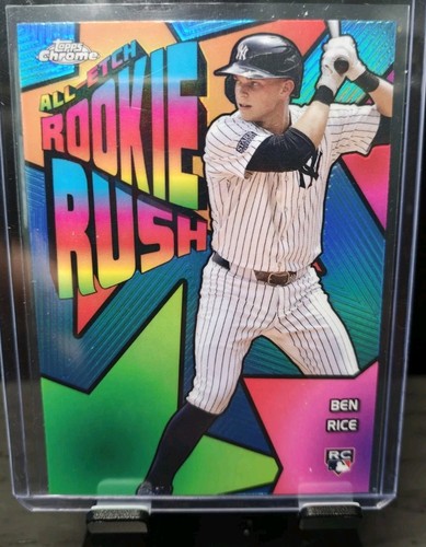 2025 Topps Chrome Ben Rice All-Etch Rookie Rush Rookie Card Insert SP ...