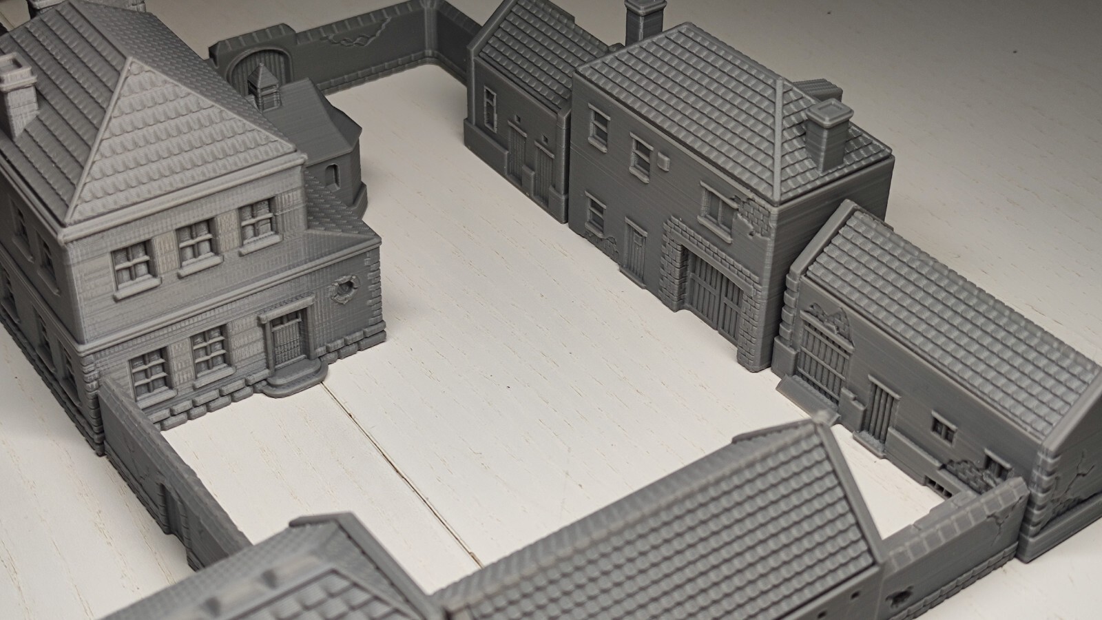 10mm Scale Table Top Wargaming Buildings - Hougoumont farm from ...