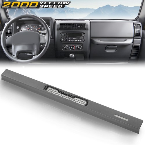 Fit For 1997-2006 Jeep Wrangler TJ Dash Top Cover Defrost Vent Bezel ...