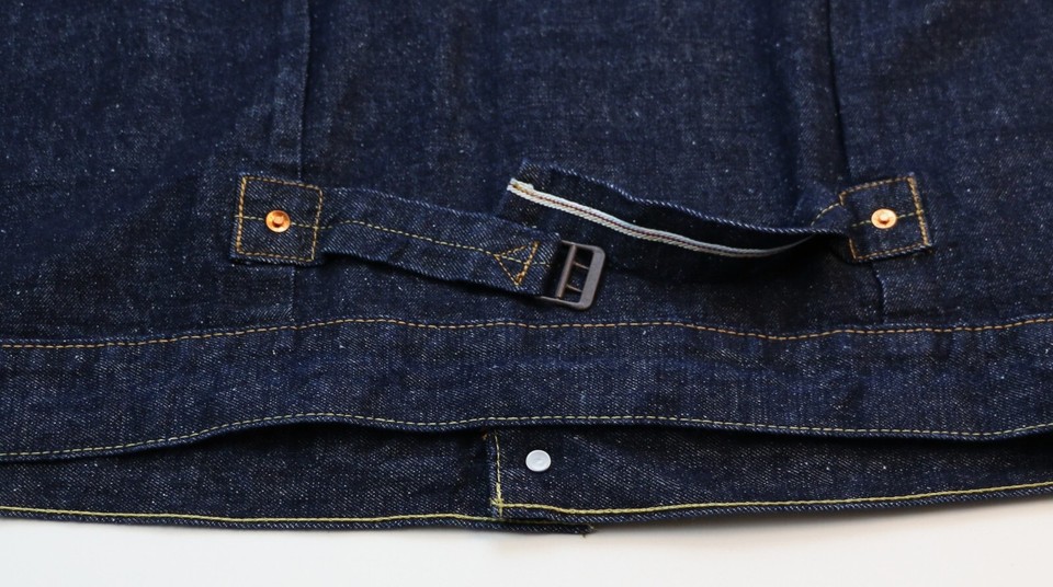 Levi's Premium Type 1 Denim Jacket Selvedge Trucker Men's Size S Dark ...