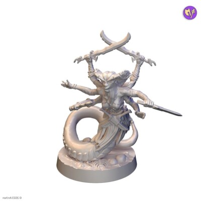 LAMIA ASAKIR MINIATURE /WORLD OF DEUSLAIR/ DUNGEONS & LASERS G856 | eBay