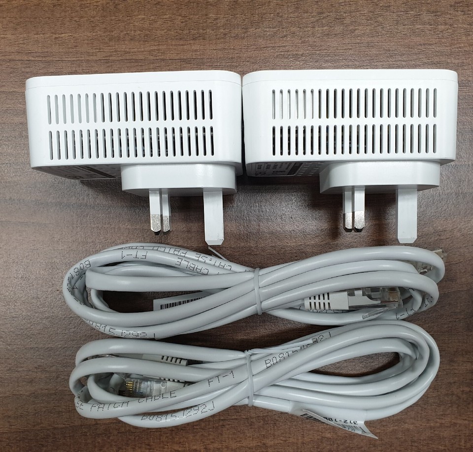 Tenda PH3 (Twin pack) Gigabit Powerline Adapter Kit 1000 Mbps ...
