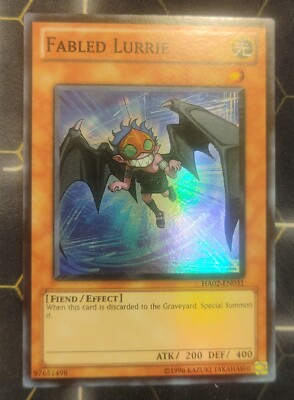 Fabled Lurrie Super Rare Unlimited Edition HA02-EN031 Near Mint Yu-Gi ...
