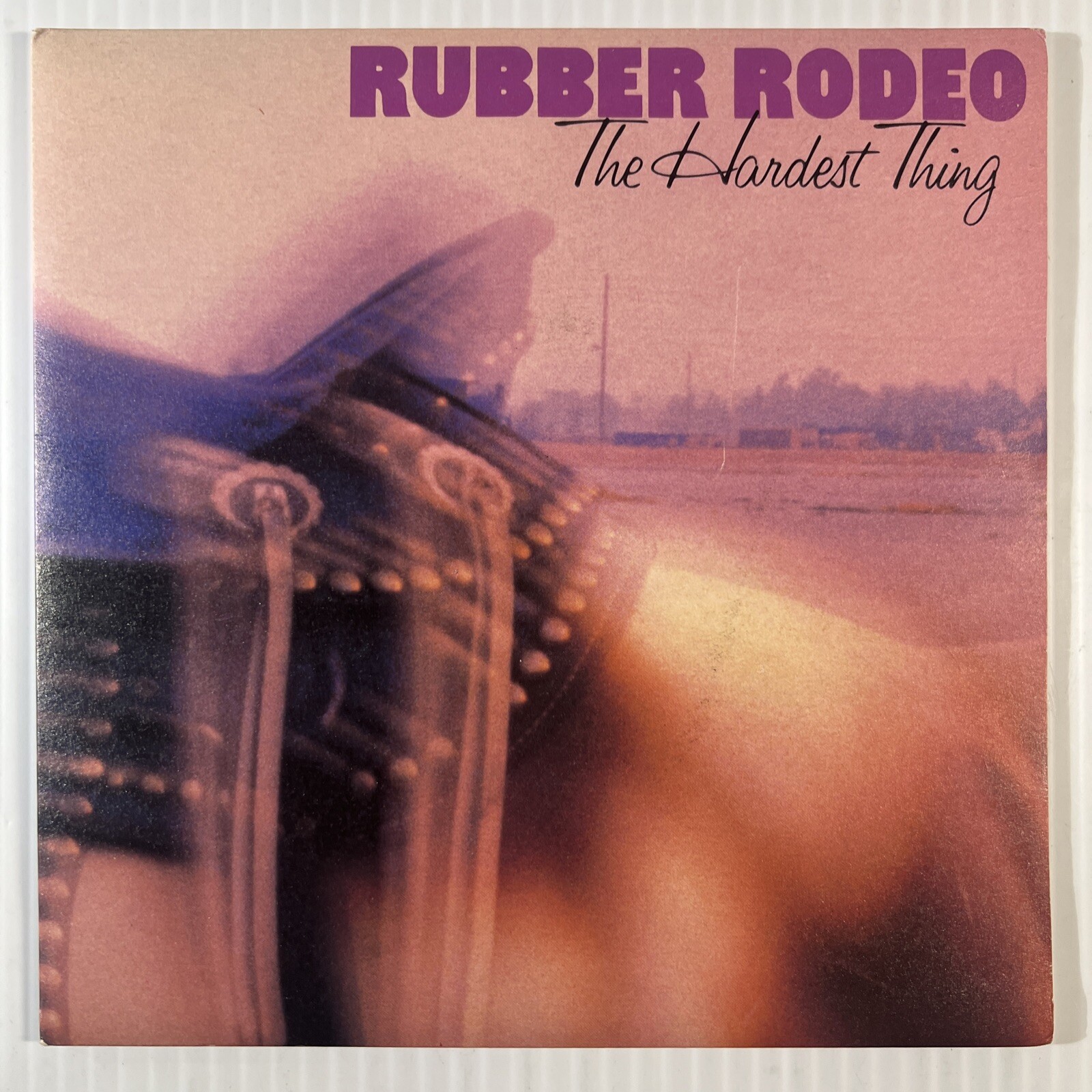 RUBBER RODEO The Hardest Thing 7" Vinyl 1984 Eat CHOMP1 w/ Postcards ...