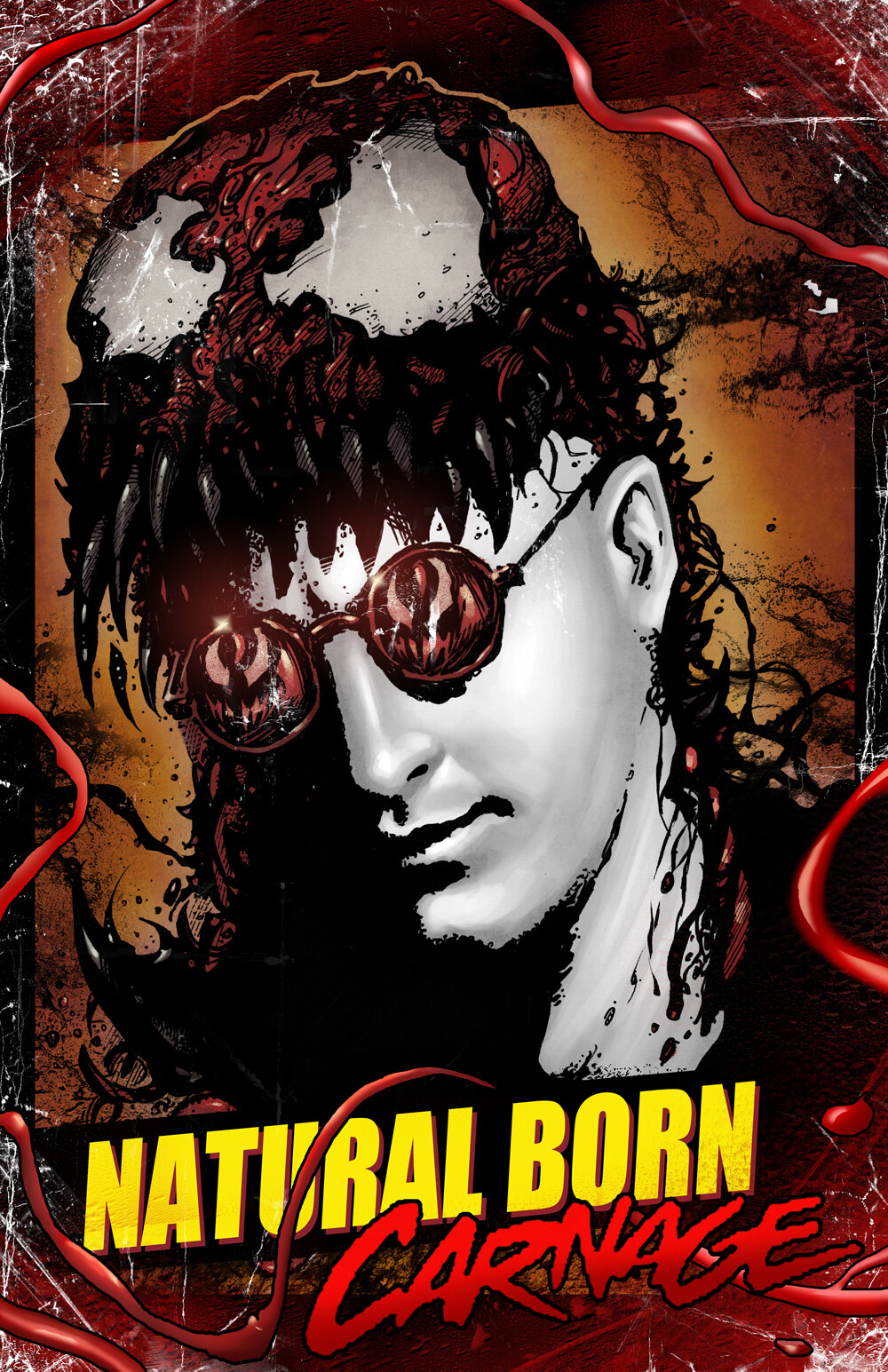 CARNAGE NATURAL BORN KILLERS WOODY HARRELSON HOMAGE Pin-Up Chris ...