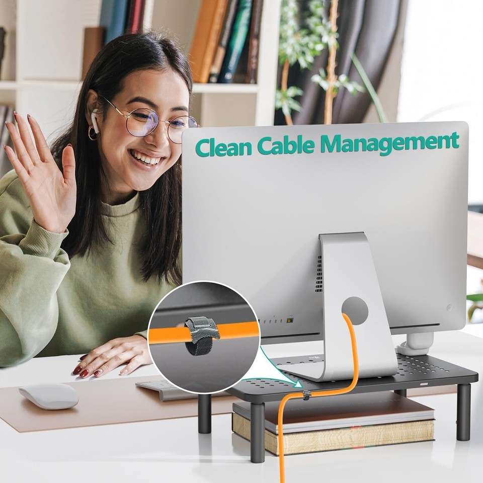 WALI Monitor Riser, Computer Monitor Stand for Monitor | eBay