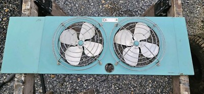 Vintage Eskimo Turquoise Double Window/Vent Fan Model 08108 Tested ...