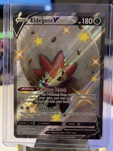 Pokémon TCG Eldegoss V SWSH Black Star Promos SWSH084 Holo Promo NM/M ...