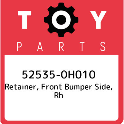 52535-0H010 Toyota Retainer, front bumper side, rh 525350H010, New ...