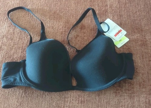 36B Plunge T-shirt Bra NWT Black b. tempted | eBay