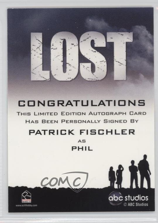 2010 Rittenhouse LOST: Archives Auto Patrick Fischler as Phil Auto g1c ...