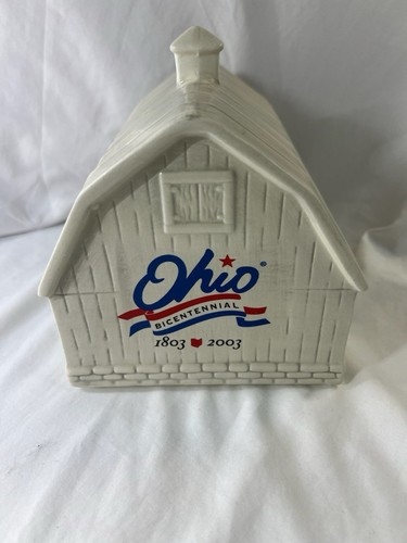 McCoy Pottery Collection Ohio Bicentennial Barn Collectable Bank Signed ...