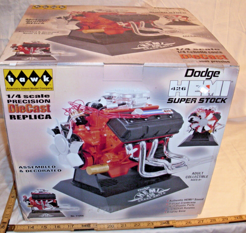 HAWK DODGE 426 HEMI SUPER STOCK ENGINE 1/4 scale MODEL NEW IN BOX | eBay