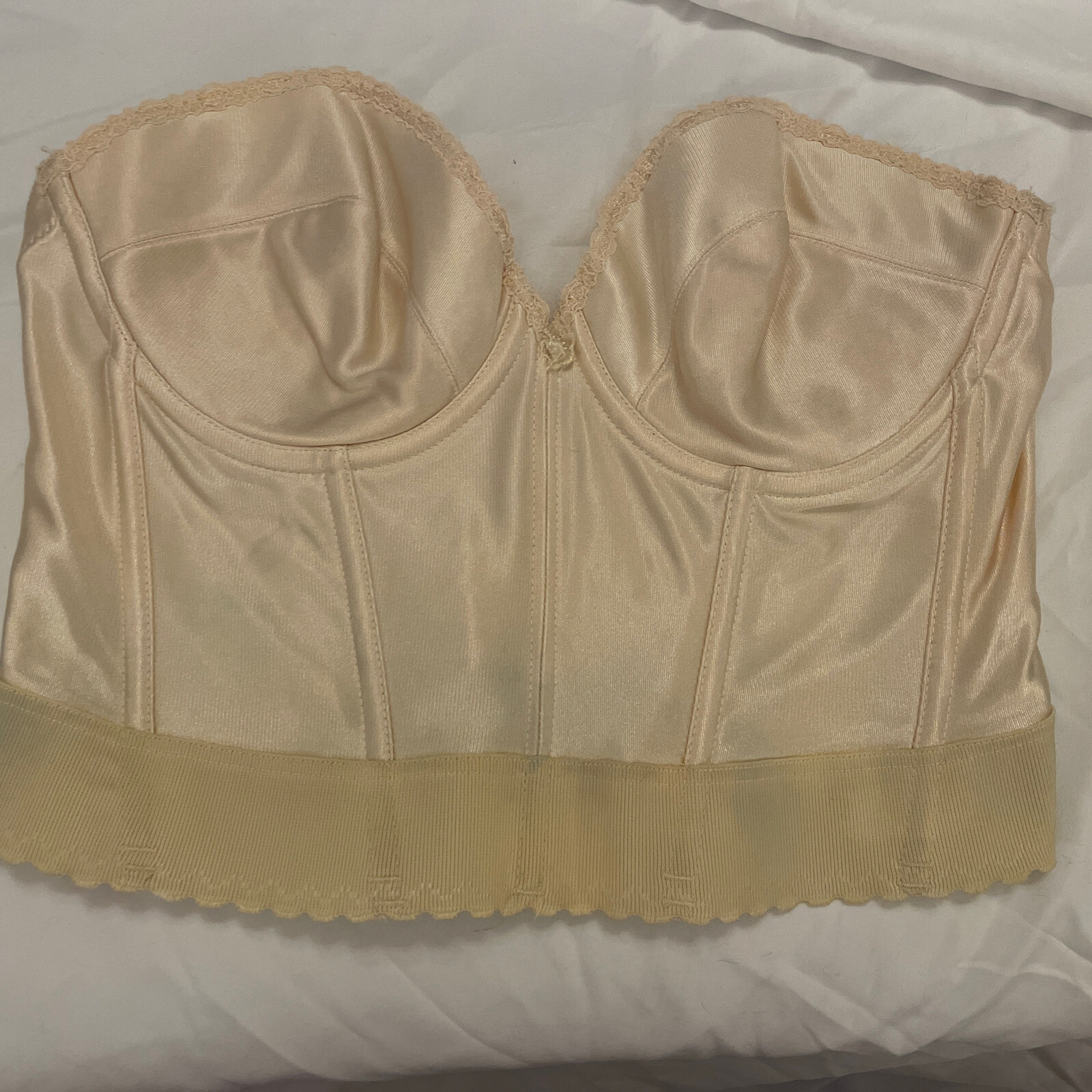 CARNIVAL Longline Bra 38C BACKLESS STYLE 203 Beige N… - Gem