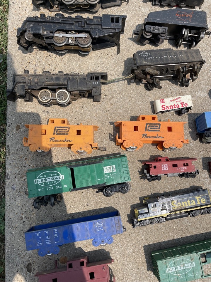 Vintage Model Train Lot Assorted Gauges Junkyard Untested Parts Lot | eBay